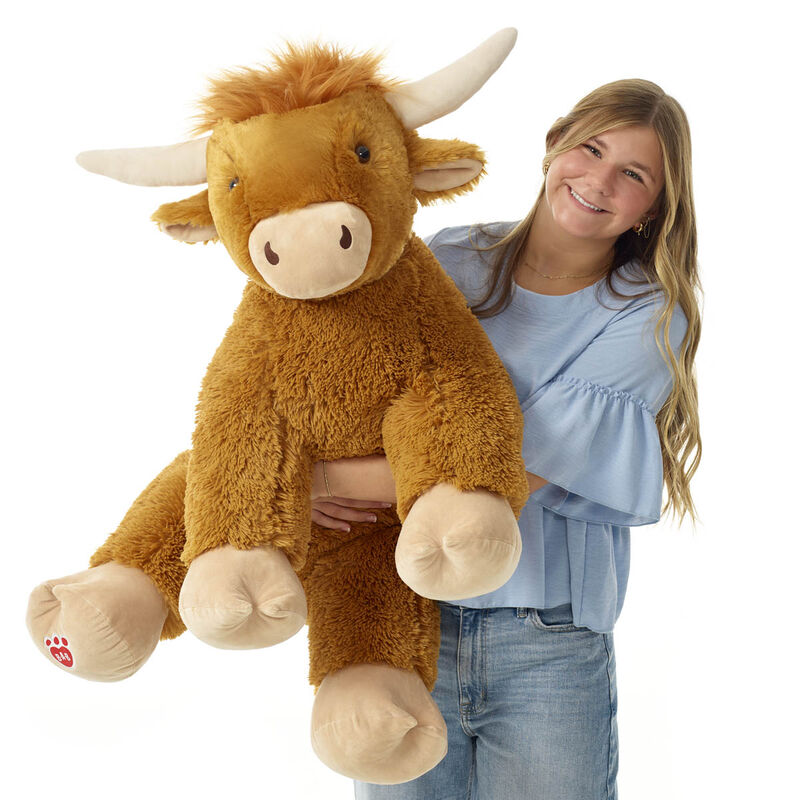 Giant Shaggy Highland Cow Plush | Build-A-Bear®