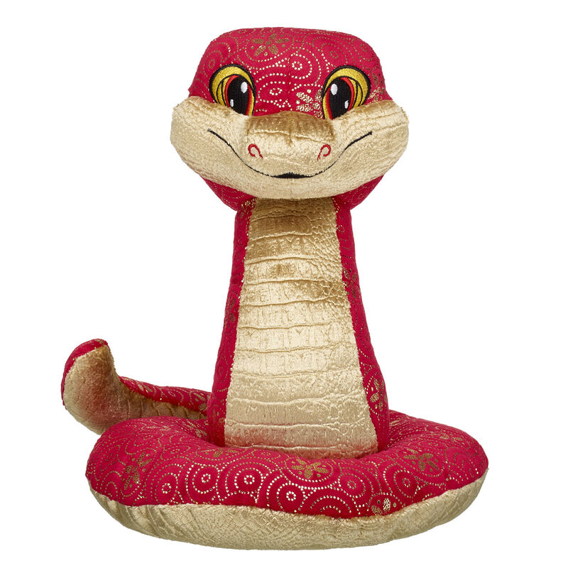 Lunar New Year Red and Gold Snake Soft Toy | Build-A-Bear®