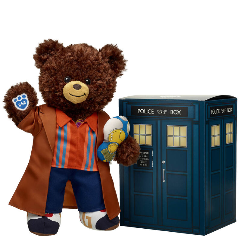 Doctor Who Teddy Bear Fifteenth Doctor Gift Set with TARDIS Gift Box ...