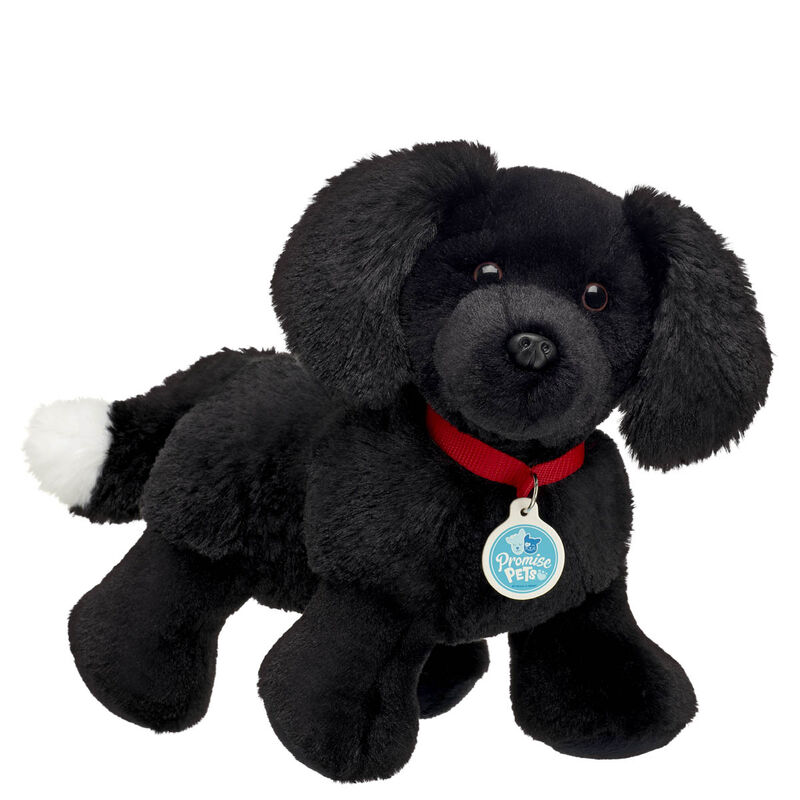 Promise Pets Black and White Dog Soft Toy