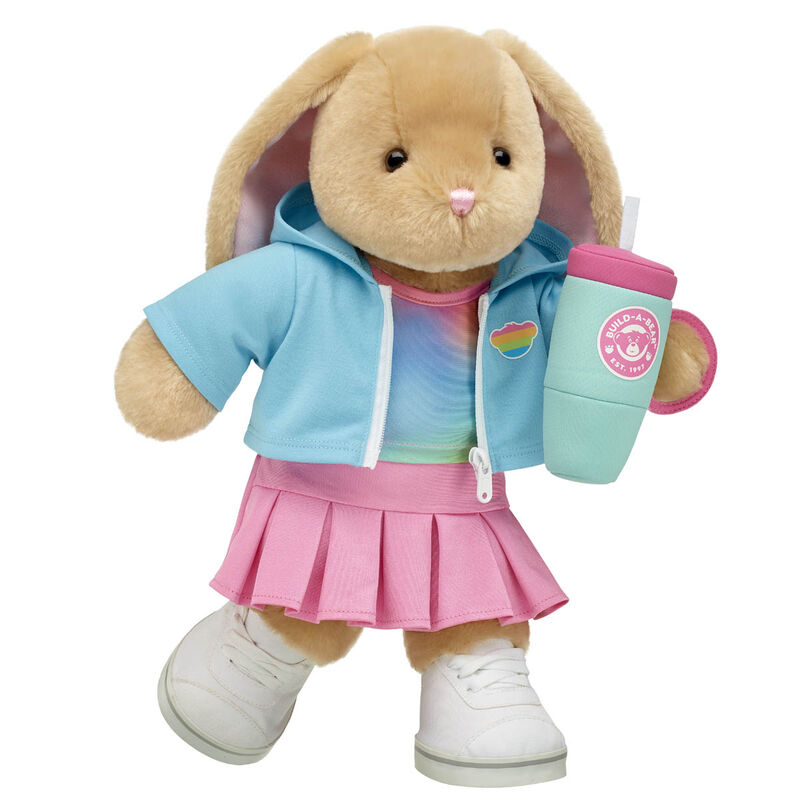 Pawlette™ Bunny Plush Summer Athleisure & Tumbler Set | Build-A-Bear®
