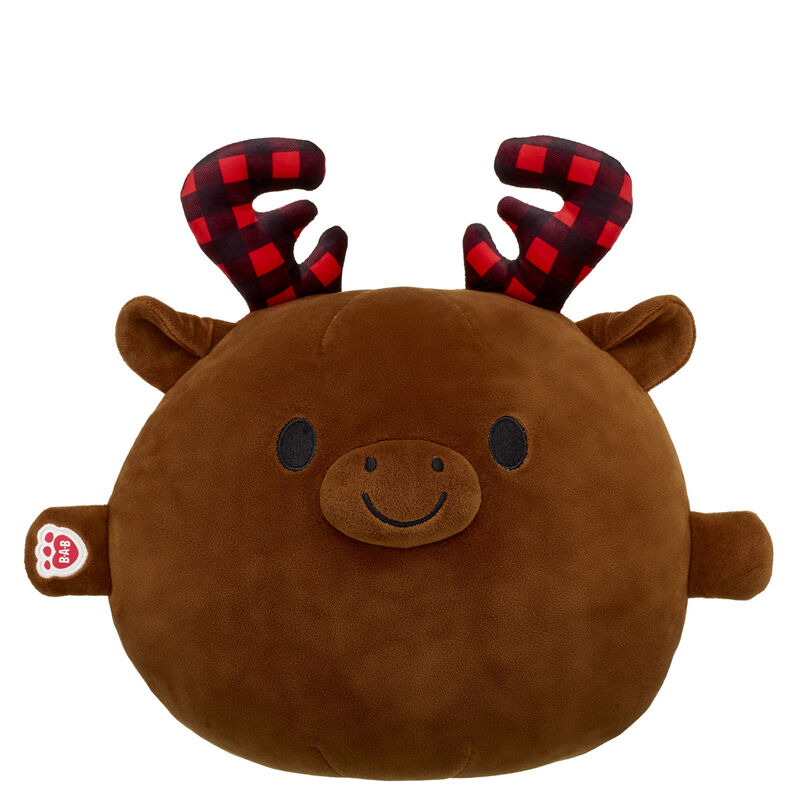 SKOOSHERZ™ Buffalo Check Moose Soft Toy | Build-A-Bear®