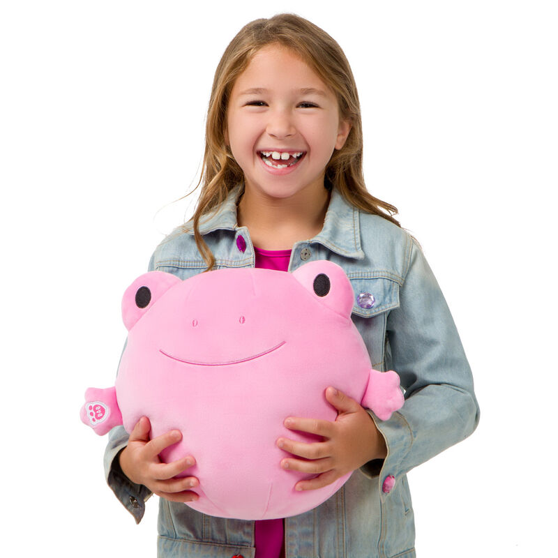 SKOOSHERZ™ Spring Pink Frog Soft Toy | Build-A-Bear®