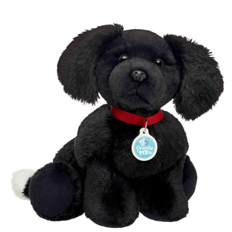 Promise Pets Black and White Dog Soft Toy